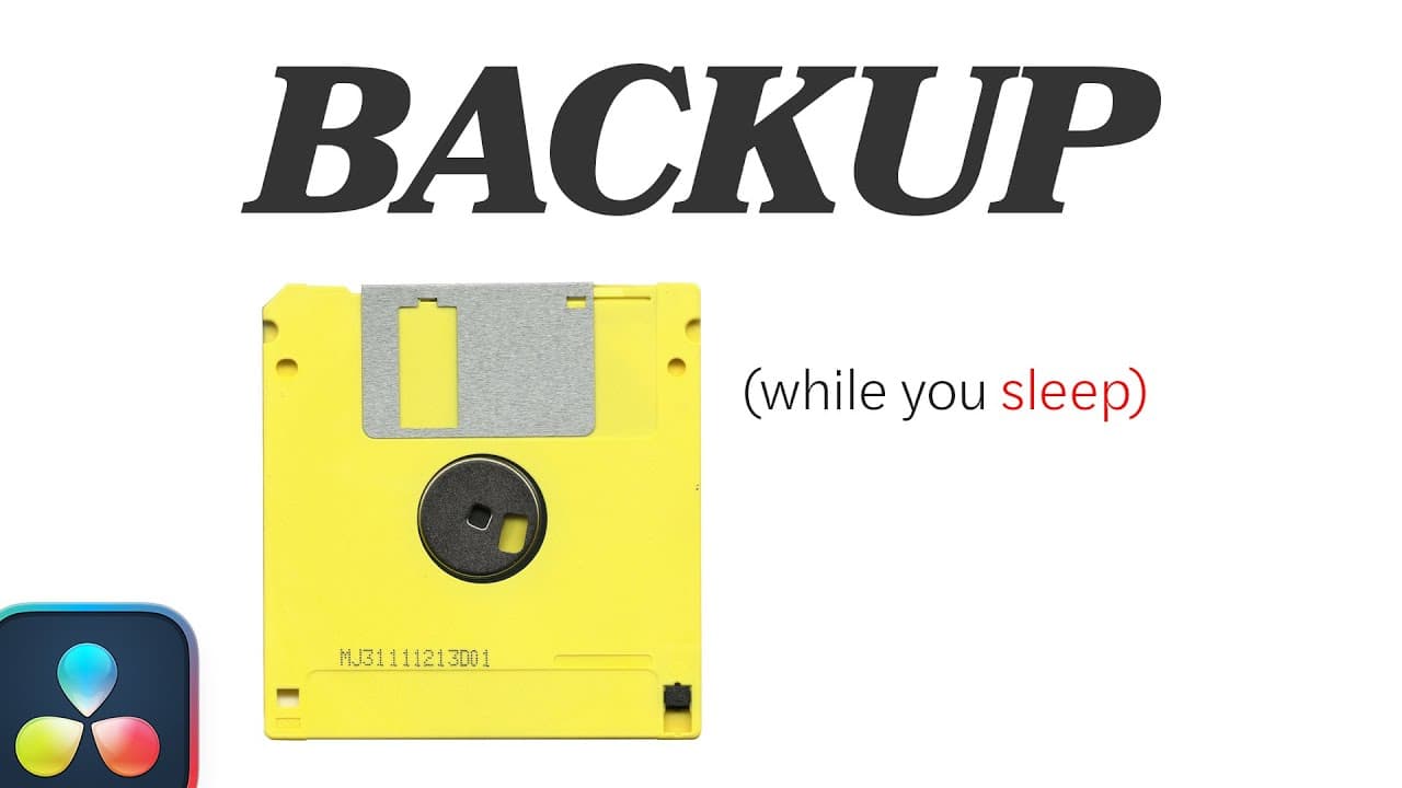 Automatic Backups For Davinci Resolve Network Database
