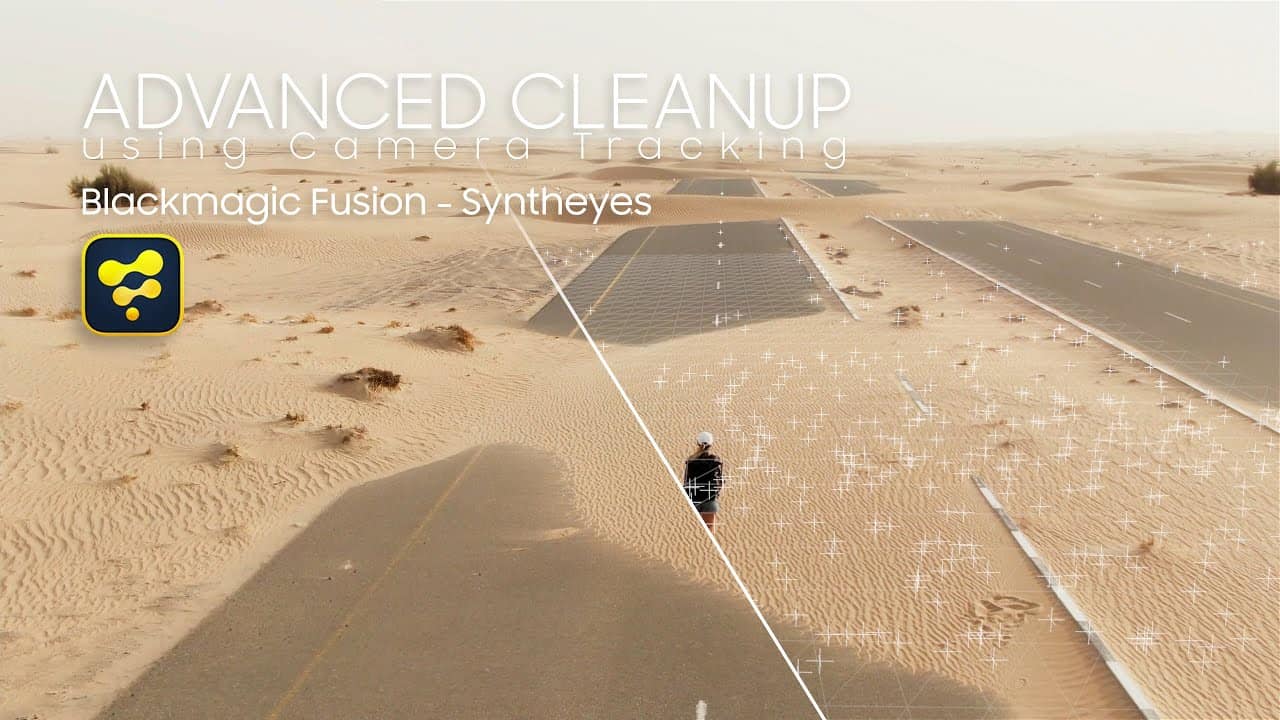 Advanced Camera Tracking & Cleanup VFX in Fusion | DVResolve.com