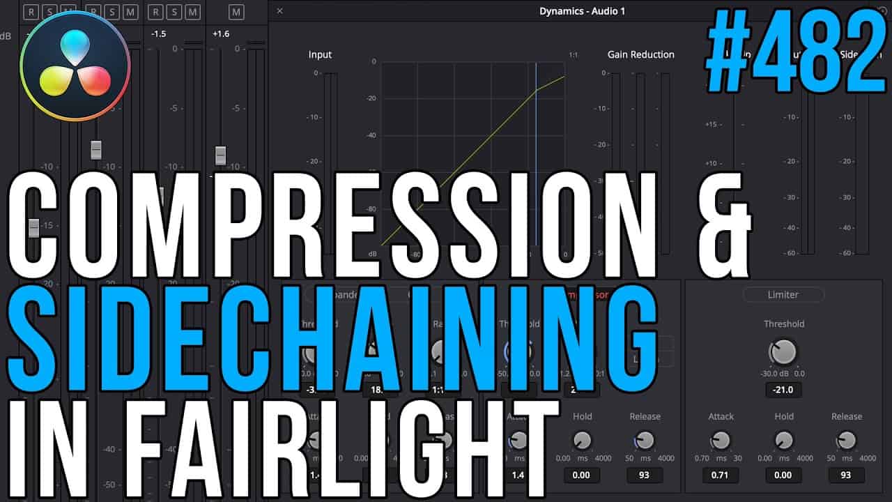How to Use Compression & Sidechaining in Fairlight