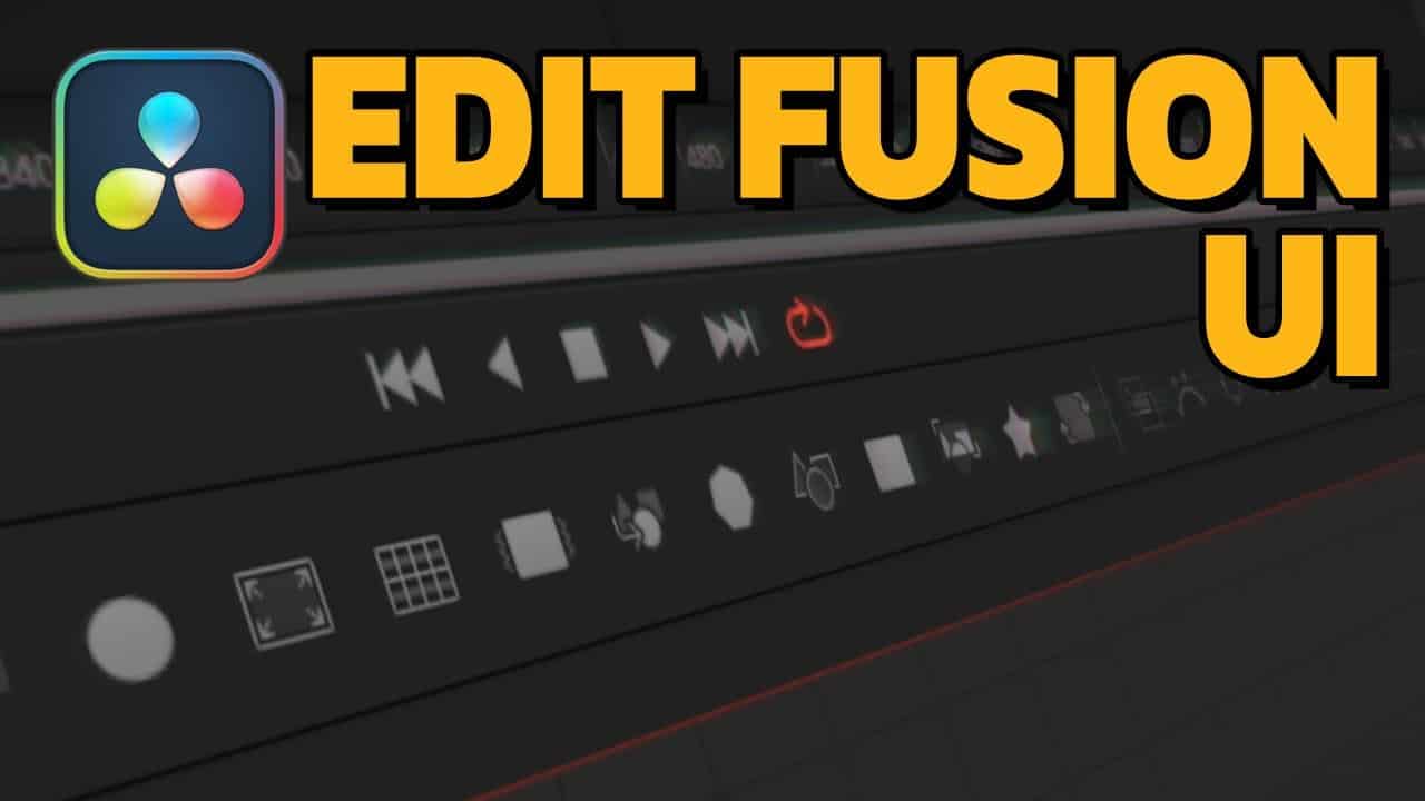 How to Customize the Fusion Toolbar | DVResolve.com