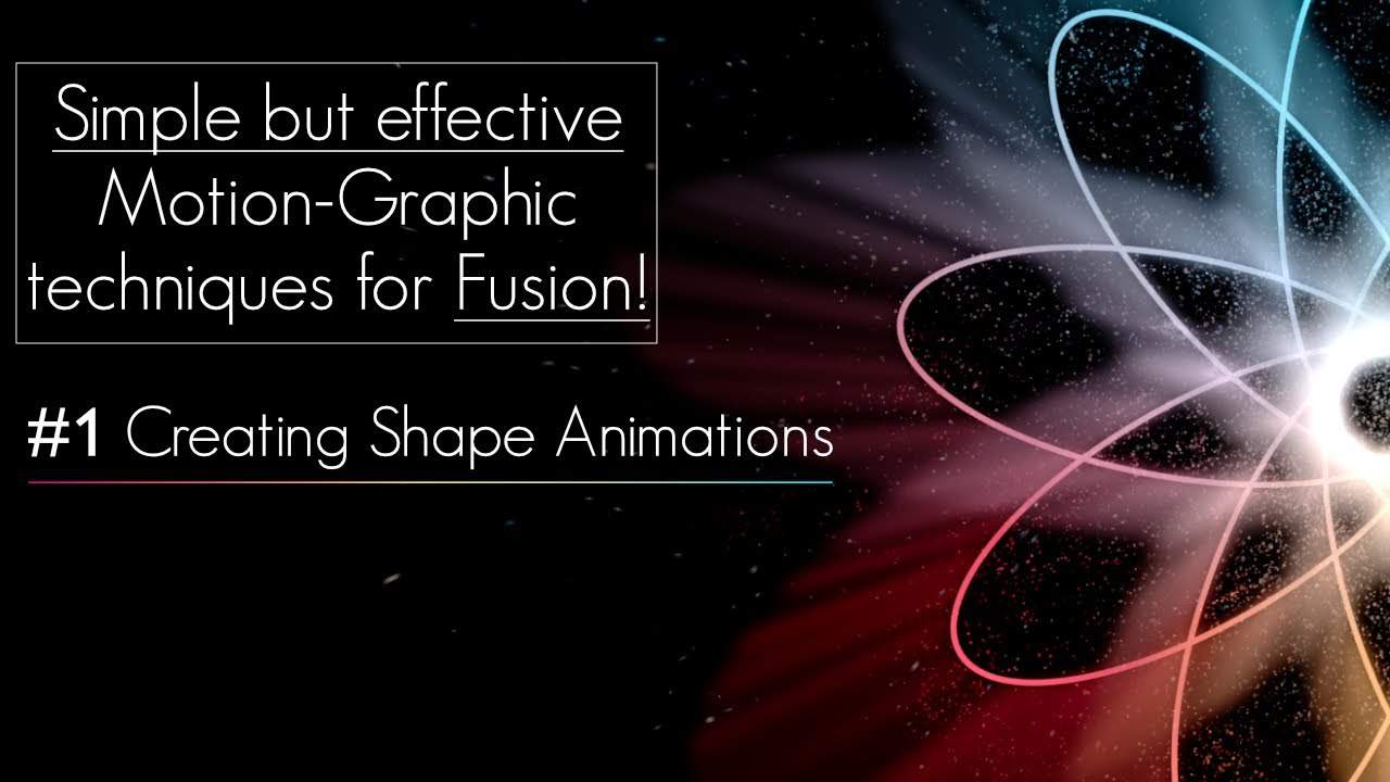 Creating Animated Logo Motion Graphics with Particles in Fusion ...