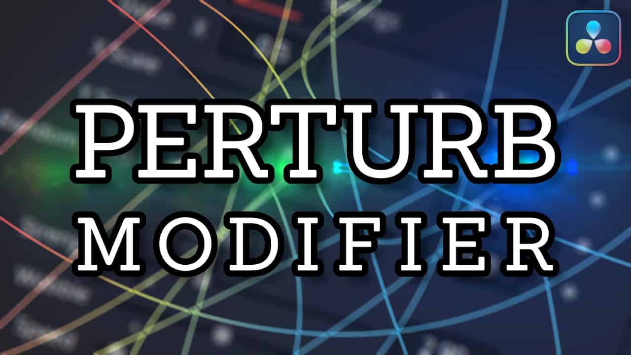 Using the Perturb Modifier for Randomizing Shape Movement | DVResolve.com