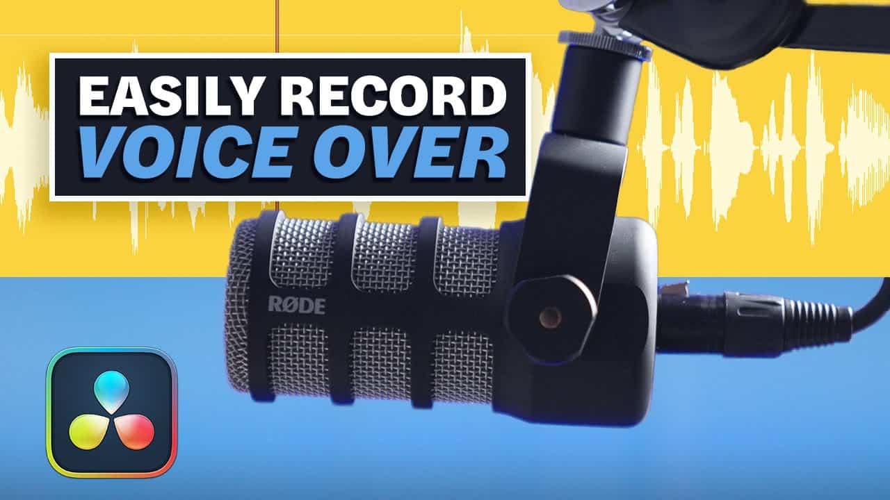 How to Record Voice Over in Fairlight | DVResolve.com