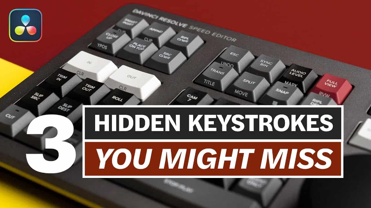 Speed Editor Modifier Keys Explained